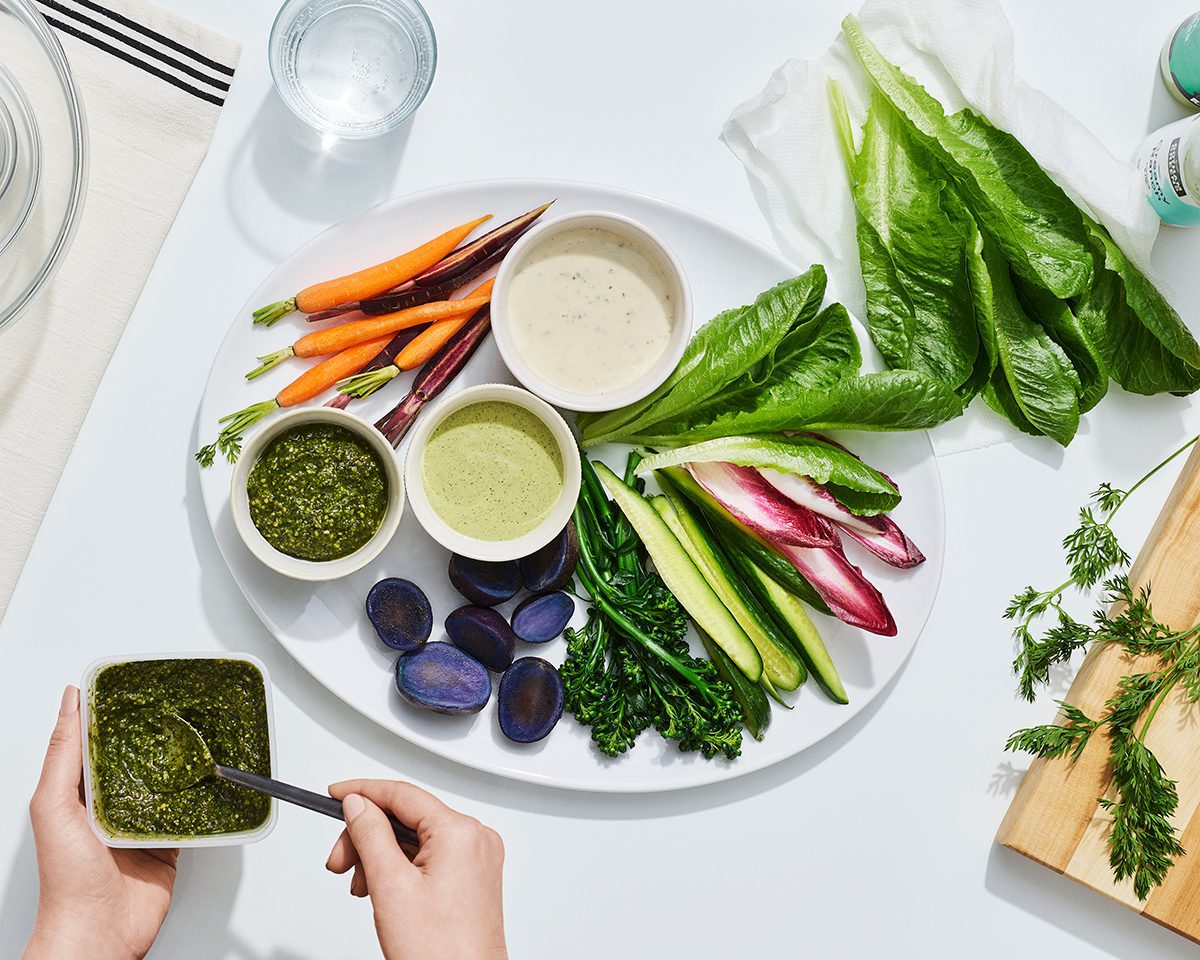 How to Make a Knockout Vegan Veggie Platter - Gotham Greens